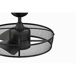 Fanimation FP8519BL Henry Fan-Light Kit, Black 14.33x22.09x22.09