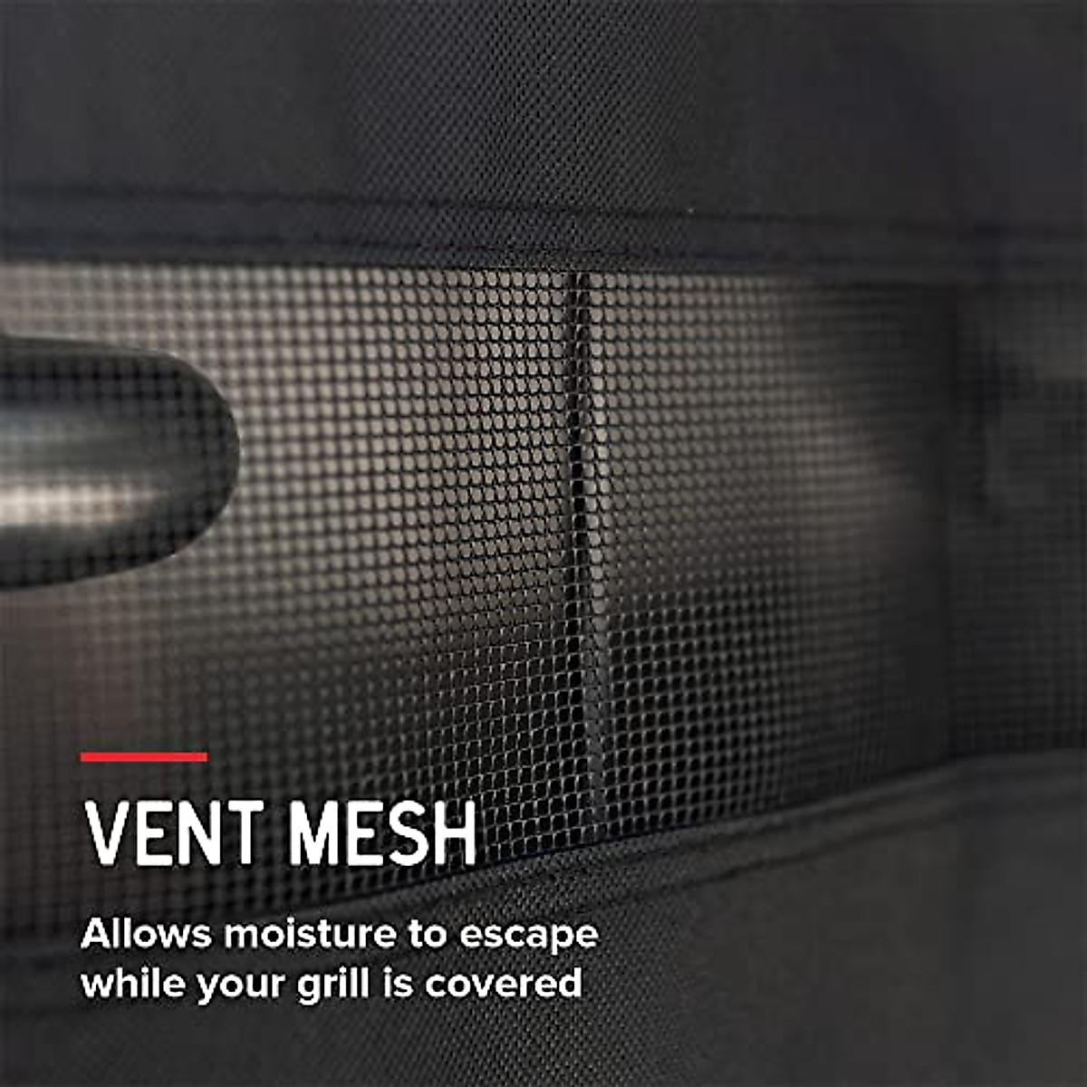 Nexgrill Premium Polyester Heavy Duty Quality Build Outdoor Cooking Flat Top Barbecue Griddle Cover, Durable, Water Resistant, with Adjustable Strap, fits 42" Flat Top Griddle, Black