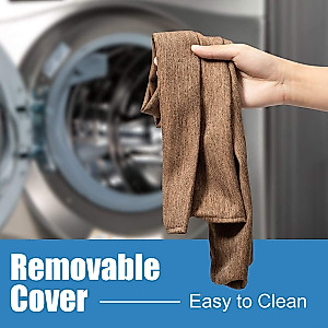 DreamQuil Under Door Draft Stopper, Gap 1.5 Inch Door Insulation - Adjustable Size 32-36 Inch (Chestnut)