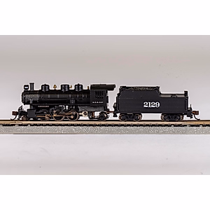 Prairie 2-6-2 Steam Locomotive & Tender - ATSF #2129 - N Scale