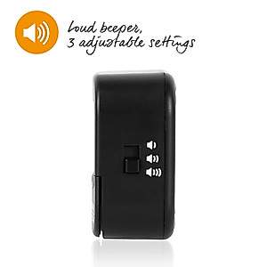 Salter Kitchen Digital Display Count up or Countdown Timer, Adjustable Loud Beeper, Large Start/Stop Button, Memory Function, Magnetic or Self Standing-Black, Plastic