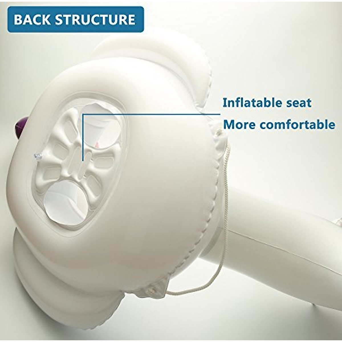 Baby Pool Float Unicorn Toddlers Floaties Infant Inflatable Swimming Ring with Handles for Kids Aged 1-6 Years