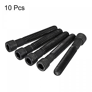 uxcell 5/16-18x2" Hex Socket Head Cap Screw Bolts 12.9 Grade Alloy Steel 10pcs
