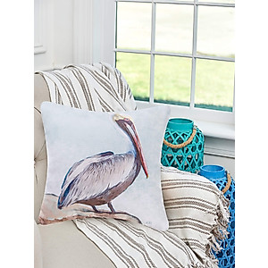 C&F Home Pelican by The Ocean Coastal Premium Indoor/Outdoor Pillow Patio Decor Decoration Accent Throw Pillow 18" x 18" Pelican