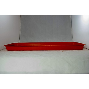 22.5" Narrow Rectangular Plastic Humidity Tray for Bonsai Tree & Indoors Plant