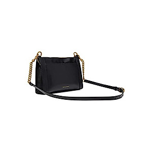 Rebecca Minkoff MAB Crossbody W/Antique Brass Hardware, Black