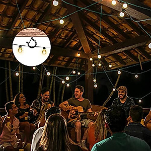 Ansxiy 10 PCS 3 inches Q-Hanger Hooks with Safety Buckle, Screw Hooks for Outdoor String Lights, Ceiling Hooks for Hanging Plants, Black