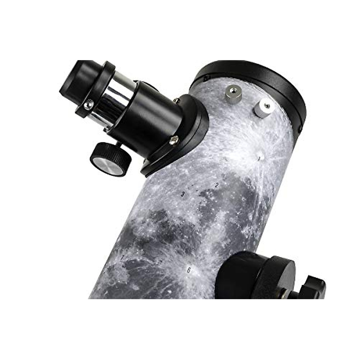 Celestron – 76mm Signature Series FirstScope – Compact and Portable Tabletop Dobsonian Telescope – Ideal Telescope for Beginners – Features Custom Moon Map Wrap – BONUS Astronomy Software Package
