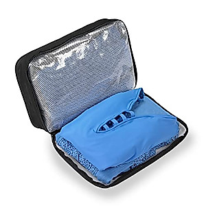 Briggs & Riley 3 Pack Zippered Packing Cubes/Luggage Organizers for Travel, Black, Large
