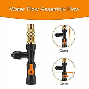 hygger Metal Aquarium Water Changer Replacement Parts, Faucet Nozzles Connectors (Metal)