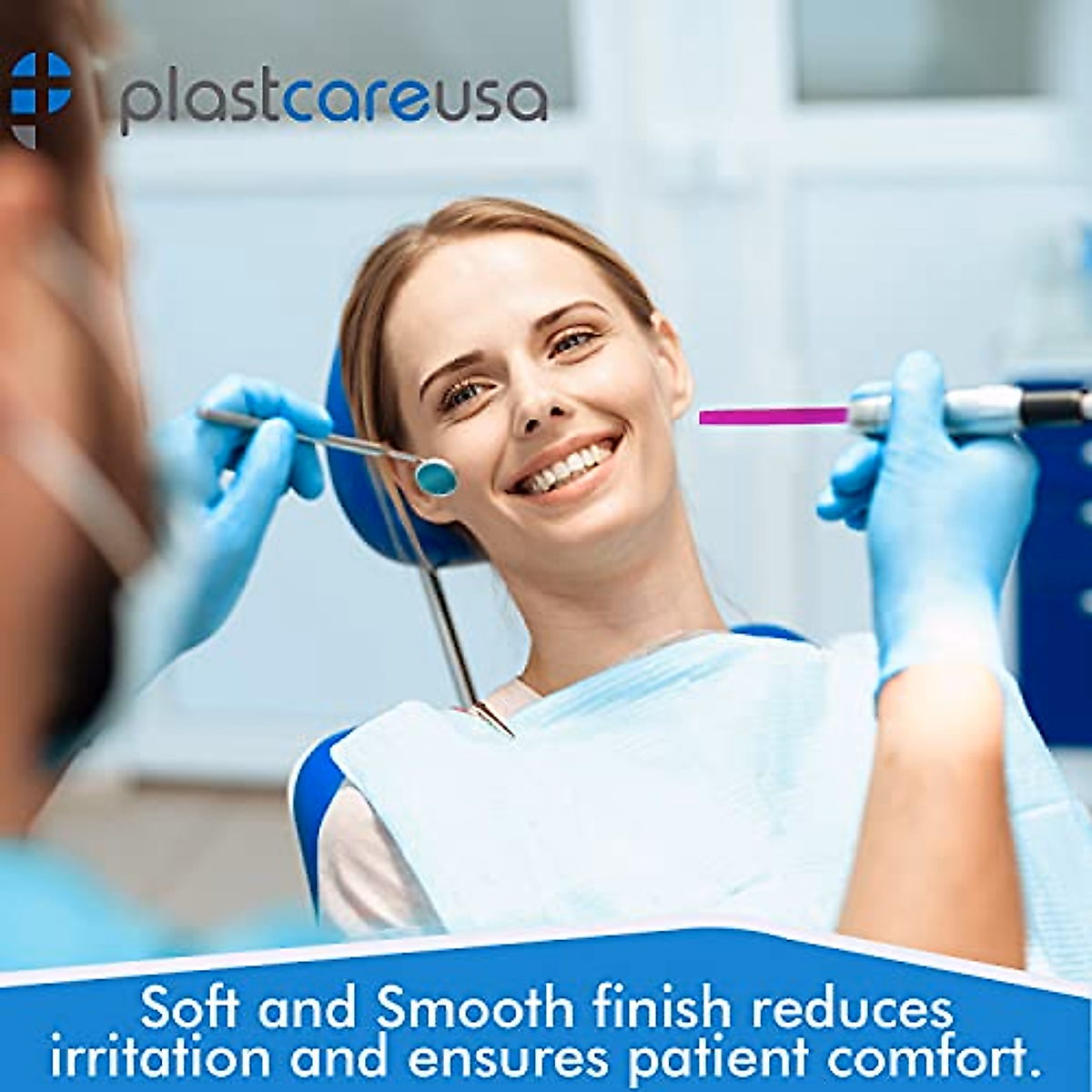 High Volume Evacuator HVE Tips - 1000 HVE Suction Tips Dental Disposable - Vented Evacuation Aspirator Tips with Smooth Edges (Rainbow Assorted - 10 Bags of 100) by PlastCare USA