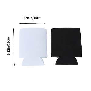 INOOMP 20pcs Beverage Cover Coffee Cup Sleeve Beverage Can Insulator Beer Insulator Sleeve Sleeve Drink Coolies Beer Can Sleeve Soda Can Holder Beer Cover Water Bottle Drinks