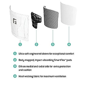 G-Form Envy Volleyball Knee Pads, Black, Adult XL