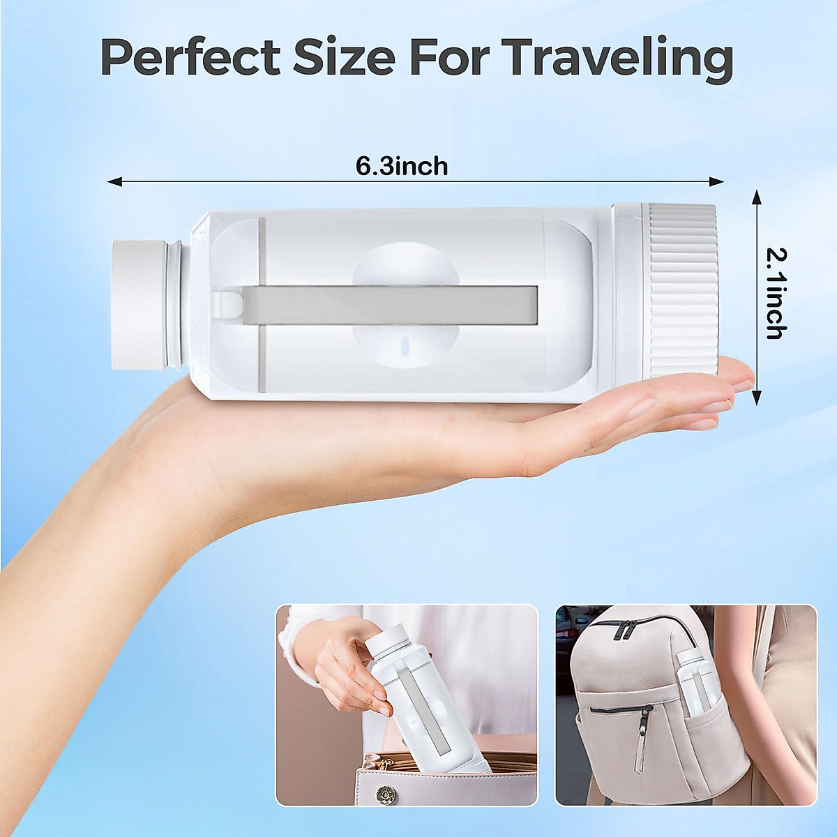 Portable Bidet for Travel, Rechargeable Handheld Bidet for Women, High Pressure Electric Sprayer for Personal Hygiene Cleaning, Soothing Postpartum, Perineal Care