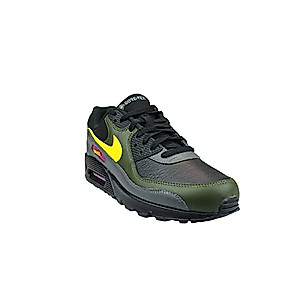 Nike mens Air Max 90 GTX Shoes, Black/Tour Yellow-cargo Khaki, 11