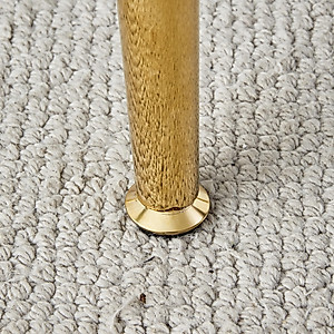 OUYESSIR 40'' Round Dining Table, Imitation Marble Craft Glass Kitchen Table with Black Metal Legs, Small Modern Table for Dining Room, Kitchen, Living Room, Cafe, Office