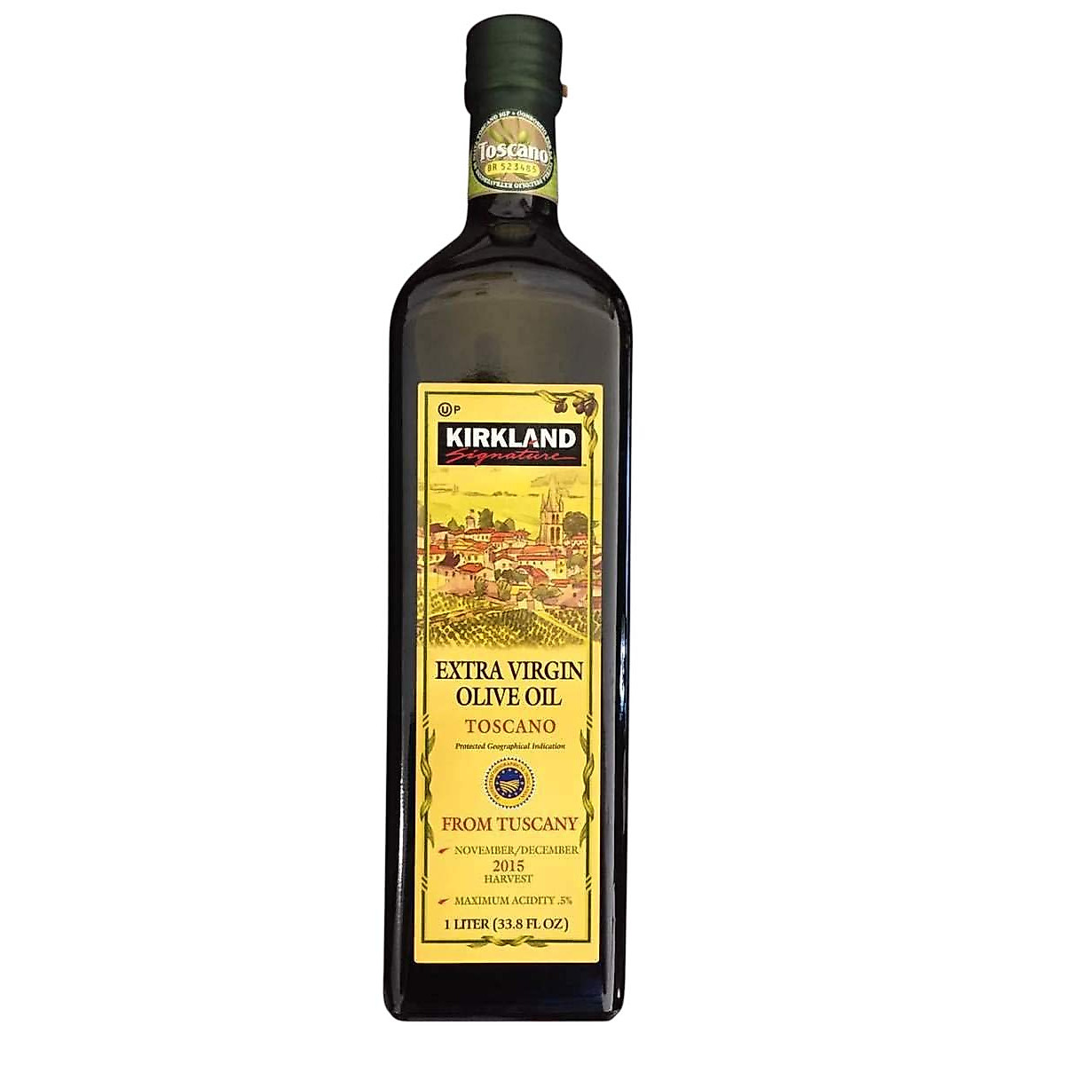 Kirkland Signature Extra Virgin Olive Oil Toscano (from Tuscany), 1 Liter