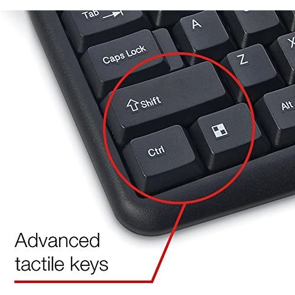 Verbatim Slimline Wired Keyboard USB Plug-and-Play Numeric Keypad Adjustable Tilt Legs Corded Full-Size Computer Keyboard Compatible with PC, Laptop - Frustration Free Packaging Black 99201