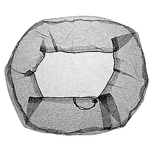 MECCANIXITY Mesh Electric Fan Dust Cover 11.8 Inch Protection Cover Washable Dustproof Finger Protector Net, Black