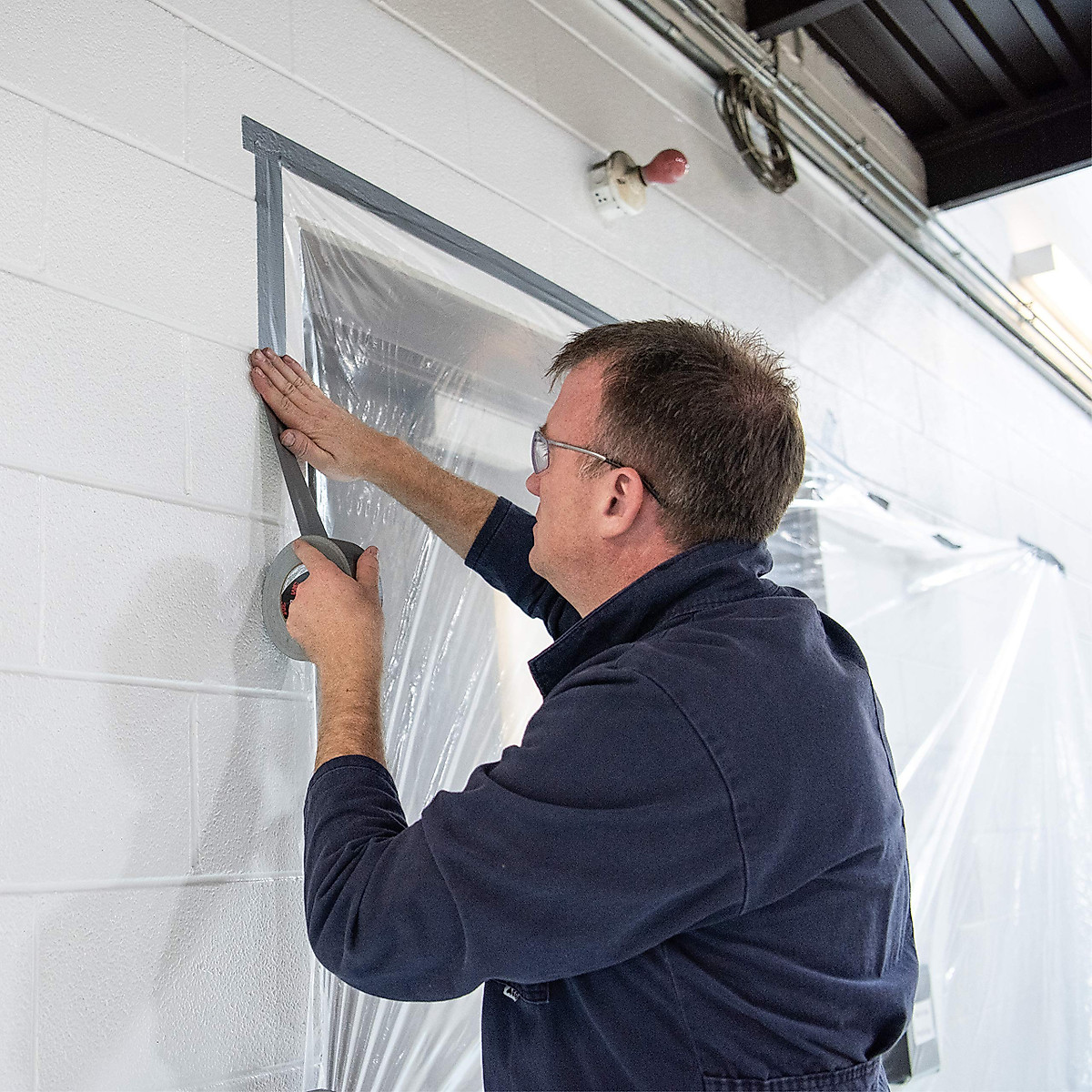 3M 2979 Multi-Use Duct Tape, Silver, 1.88 in x 60 yd x 7 mil, 1 Pack, Temporary Repair, Patching, Tabbing, Capping Pipe, Marking, Labeling