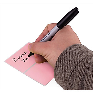 ChromaLabel 2 x 3 inch Name Tag Stickers, 150 Labels per Pack, Pink