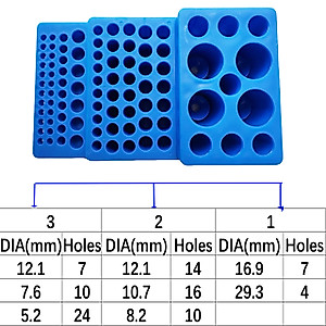 Multifunctional Test Tube Rack Vial Rack Trapezoidal Test Tube Rack for 0.2ml-50ml Test Tube