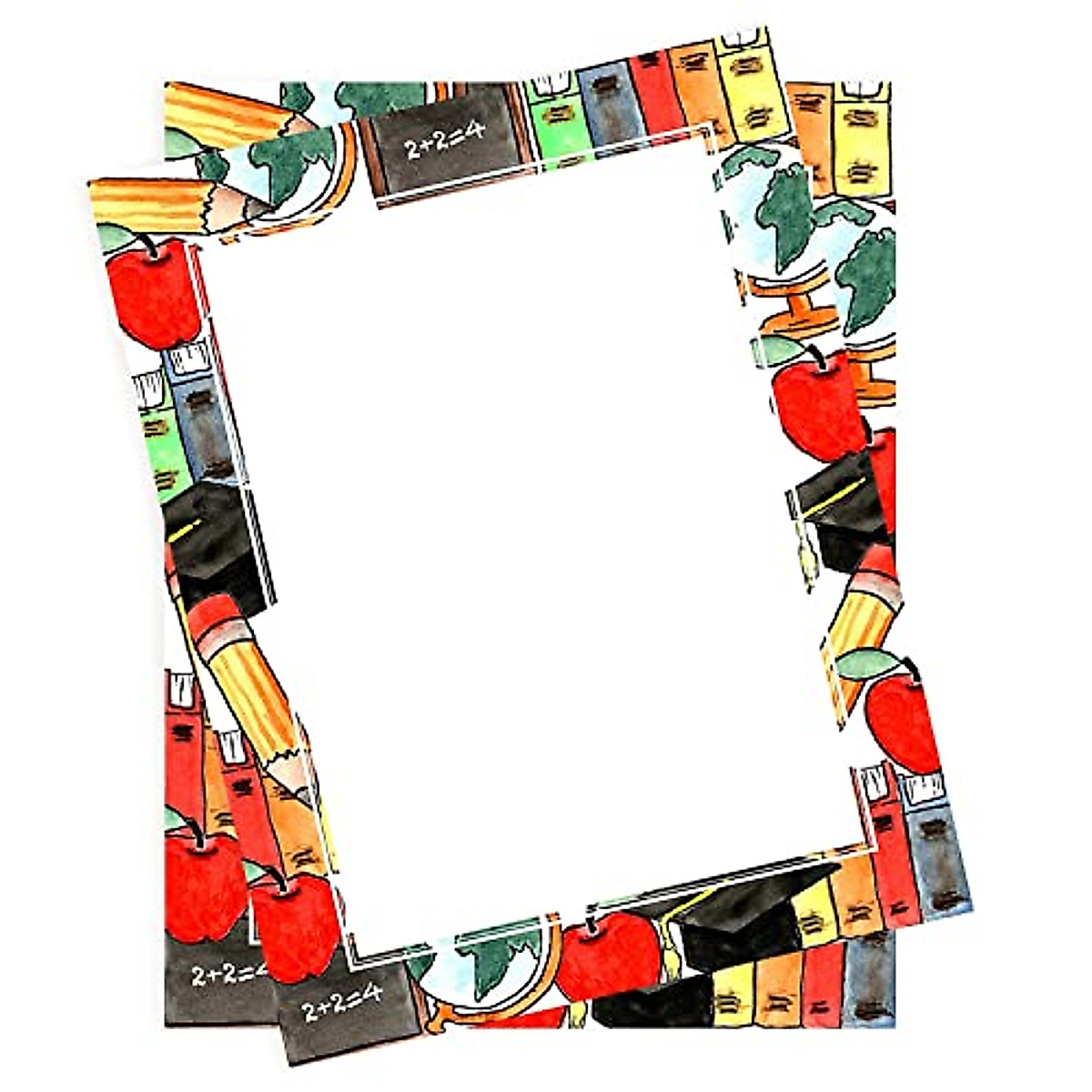 Royal Consumer Geographics Back to School Letterhead 8.5 x 11 inches, 100/Pack (47587)