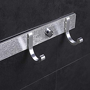 CBINGSI 12 Wall Hooks Heavy Duty Wall Hanger. Towel Hooks for Bathrooms, Coat Rack Wall Mounted, Garage and Kitchen Organization and Storage, Coats and Hat Hook, Wall Hook Rack.17in