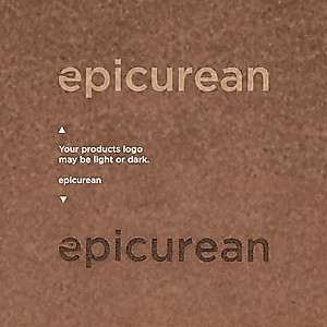 Epicurean All-In-One Cutting Board with Non-Slip Feet and Juice Groove, 19.5" x 14.5", Natural/Black