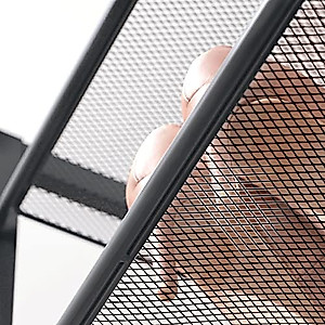 SONGMICS Shoe Rack, 2-Tier Stackable Shoe Storage Shelf, Flat or Angled Shoe Organizer, Metal Shoe Tower Stand for Closet Entryway, Grey 12.1 x 36.4 x 16.5 Inches