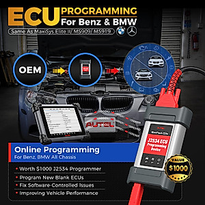 Autel MaxiSys MS908S PRO II Scanner w/ $60 MV108S, J2534 ECU Programming Coding as Elite II PRO/ MS909/ MSUltra, AutoScan 2.0, Upgraded of MK908P/ MS Elite/ MS908S Pro, 36+ Services, Active Tests, FCA