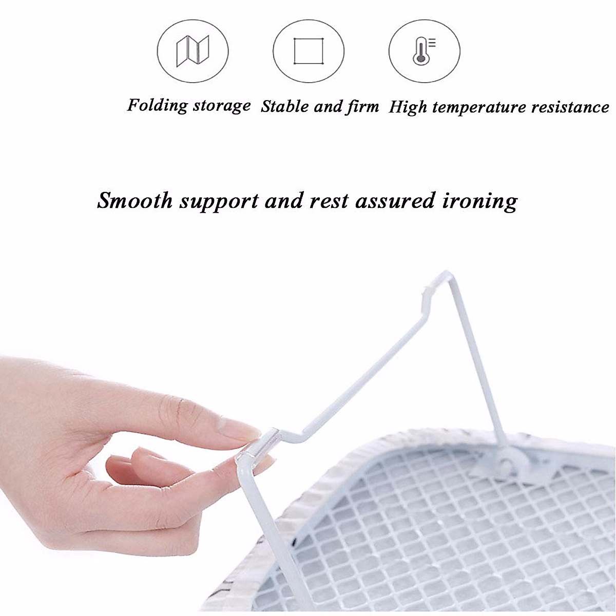 Ironing Board,Tabletop Ironing Board with Folding Legs, Countertop Ironing Board with Cotton Cover, Easy to Transport and Store in Small Spaces. Portable Ironing Board for Sewing,Household, Dorm