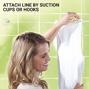 Design Go Go Travel Clothes Line, White, One Size