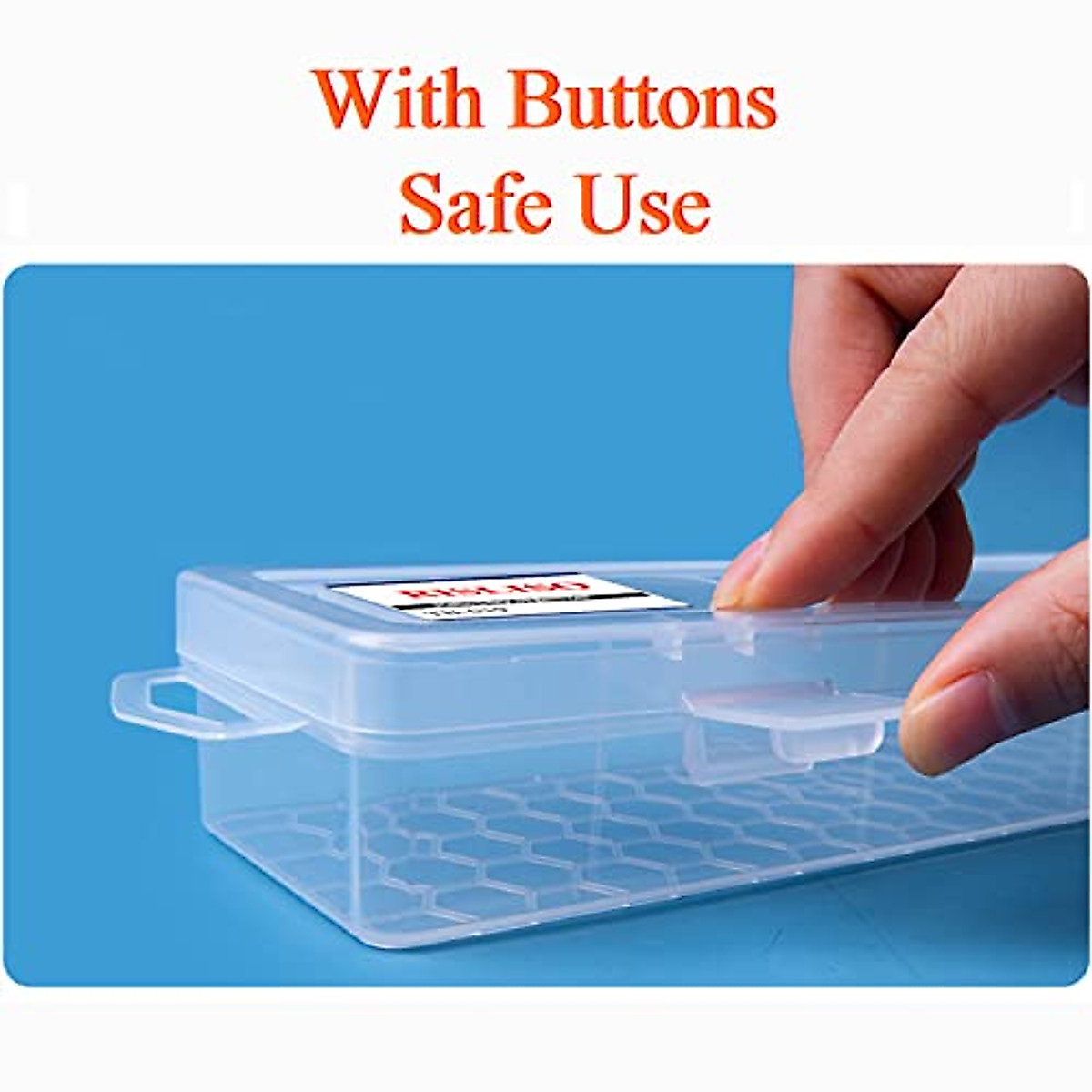 RISLISO Paint Brush Holder with Foam Inserts, Fine Art Portable Paint Brush Organizer Long Paint Brushes Watercolor Brush Case Storage Box Container