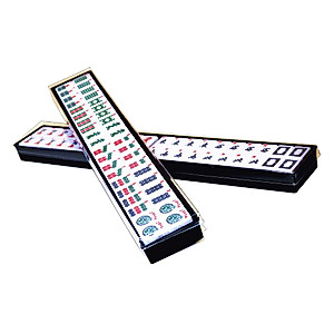 C&H Solutions Games Mah Jong Tile Holders,Mah Jongg Trays,2 Pcs/Set,Trays with Lids