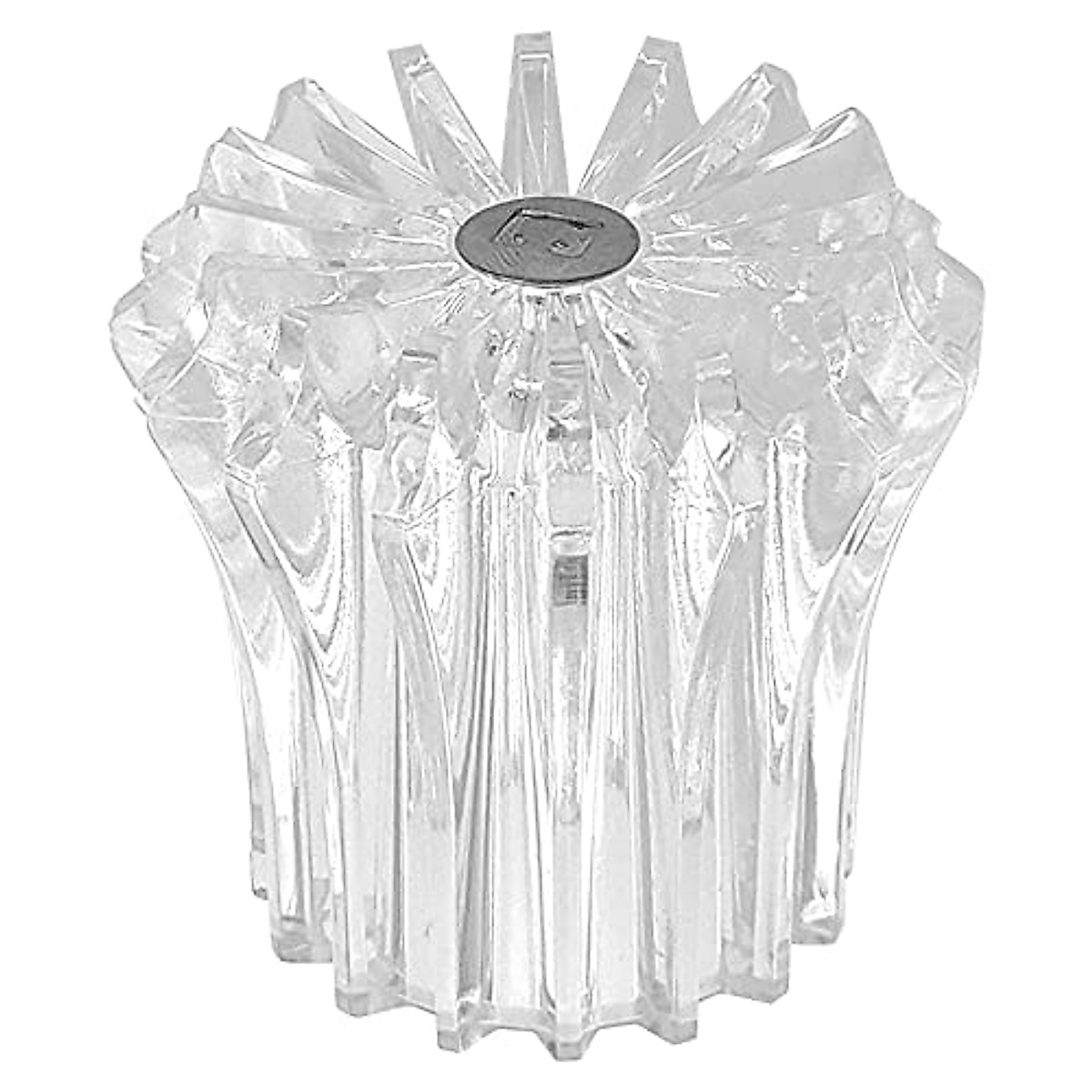 Avalon Plumbing Supply Tub and Shower 3 Piece Faucet Marquis Handles Replacement for Price Pfister Systems, 12 Point Broach, 3 Piece Set of Hot, Cold, Diverter, Clear Acrylic