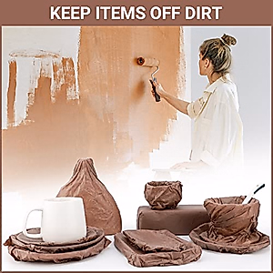 Segarty Brown Tissue Paper for Packaging, 100 Sheets 14 x 20 Inches Bulk Tissues Paper for Gift Bags Wrapping, Packing, Easter, Mothers Day, Holiday Decorations, Tissue Paper for Crafts, DIY Pom Pom