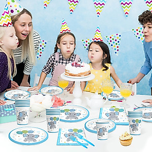 Elephant Baby Shower Decorations for Boy Baby Elephant Baby Shower Decorations Blue Elephant Plates and Napkins Elephant Boy Baby Shower Decorations