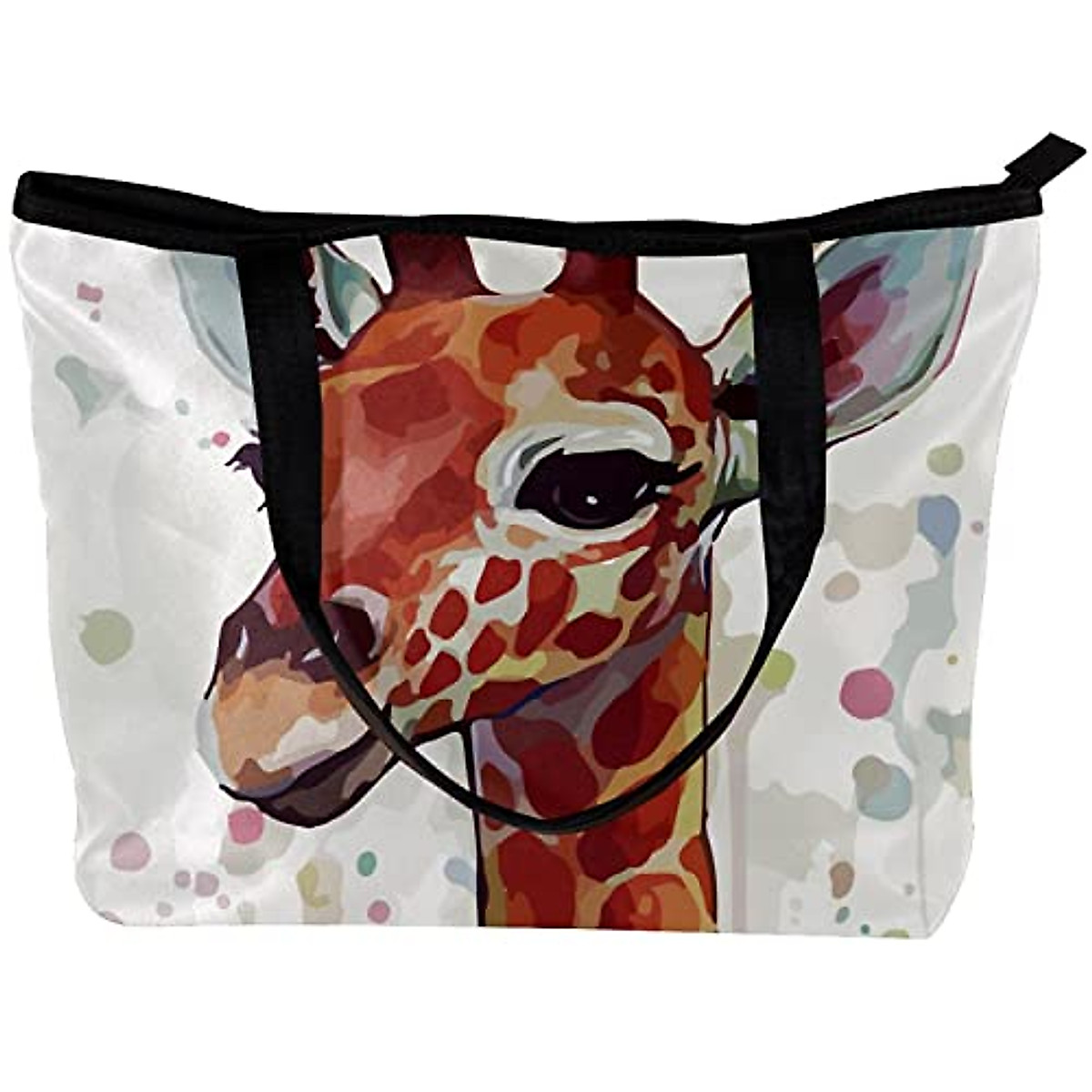 Purses for Women, Tote Bag, Handbags for Women, The Tote Bag, animal giraffe watercolor art pattern