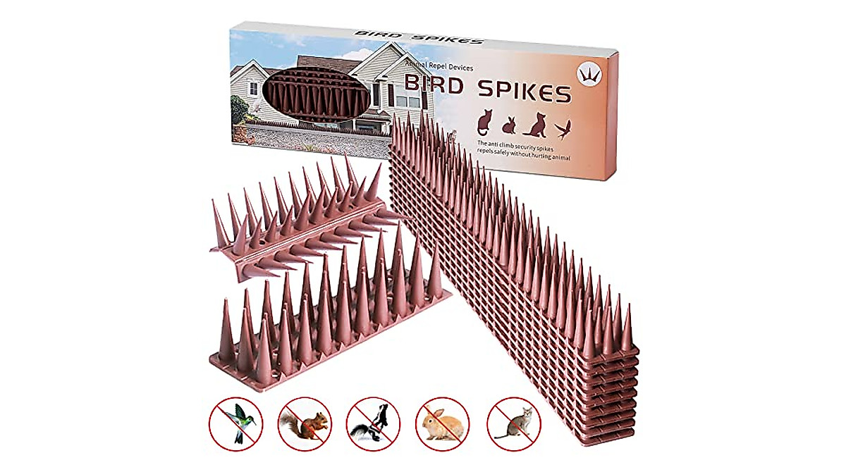 Buy Anti Bird Spike Strips Pack - 17 Feet Fence & Roof Deterrent