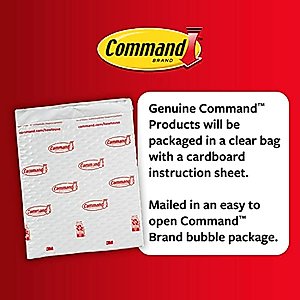 Command Large Utility Hooks, Damage Free Hanging Wall Hooks with Adhesive Strips, No Tools Wall Hooks for Hanging Decorations in Living Spaces, 7 White Hooks and 12 Command Strips