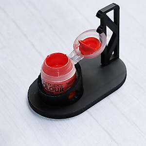 PIAOLGYI Cap Holder for Citadel Paint Pot,Paint Holder Base with Removable Posts for Citadel Paint Pots,Accessories Compatible with Citadel(4 Pack)