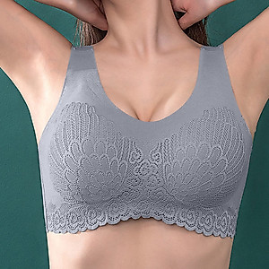 Womens Sports Bras, 3 Pack High Impact Comfort Bralette Seamless Stretchy Yoga Bra Beauty Back Active Bras 2023 Everyday 18 Hour Everywhere Impact Support Lift Beauty Back Track Order