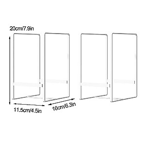 Hikinlichi Large Plate Holders Organizers White 2 Pack Upright Cabinet Dish Drying Racks Metal Plate Dish Organizers Racks Stands for Countertop and Cupboard 7.87in. x 6.29in. x 4.52in.