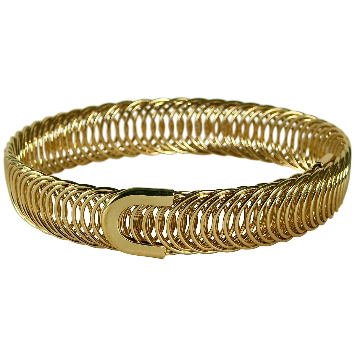 Kenneth Jay Lane-GOLD CHOKER-VERY FLEXIBLE