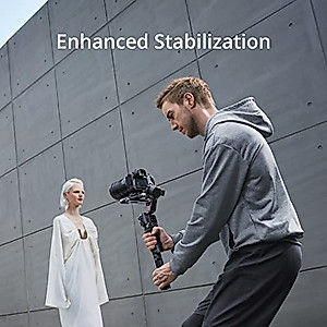 DJI RS 3, 3-Axis Gimbal for DSLR and Mirrorless Camera Canon/Sony/Panasonic/Nikon/Fujifilm, 3 kg (6.6 lbs) Payload, Automated Axis Locks, 1.8" OLED Touchscreen, Professional Video Stabilizer