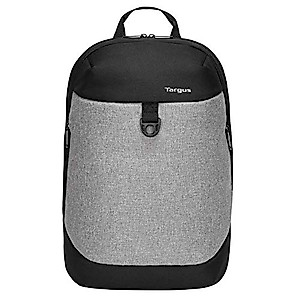 Targus Urbanite Compact Backpack Designed for School and Business Professional Commuter fit up to 15.6-Inches Laptop/Notebook, Gray (TBB590GL)