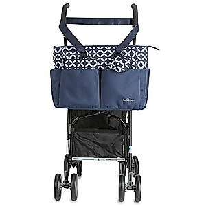 Baby Boom Ivy 4Piece Tote Diaper Bag Set, Navy, One Size