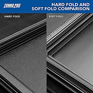 Tonno Pro Hard Fold, Hard Folding Truck Bed Tonneau Cover | HF-157 | Fits 2007 - 2013 Chevy/GMC Silverado/Sierra 1500 8' 2" Bed (97.6")
