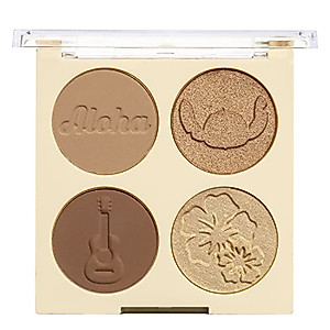 wet n wild Disney Lilo And Stitch Highlighter Face Makeup Palette, Hula Honey Glow